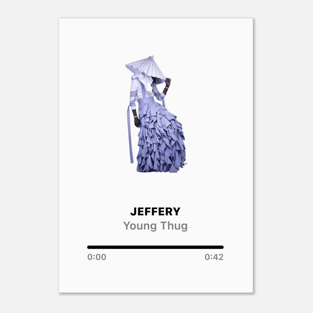 Young Thug - Jeffery Poster | Album Cover Poster | Hip Hop Rap Poster ...