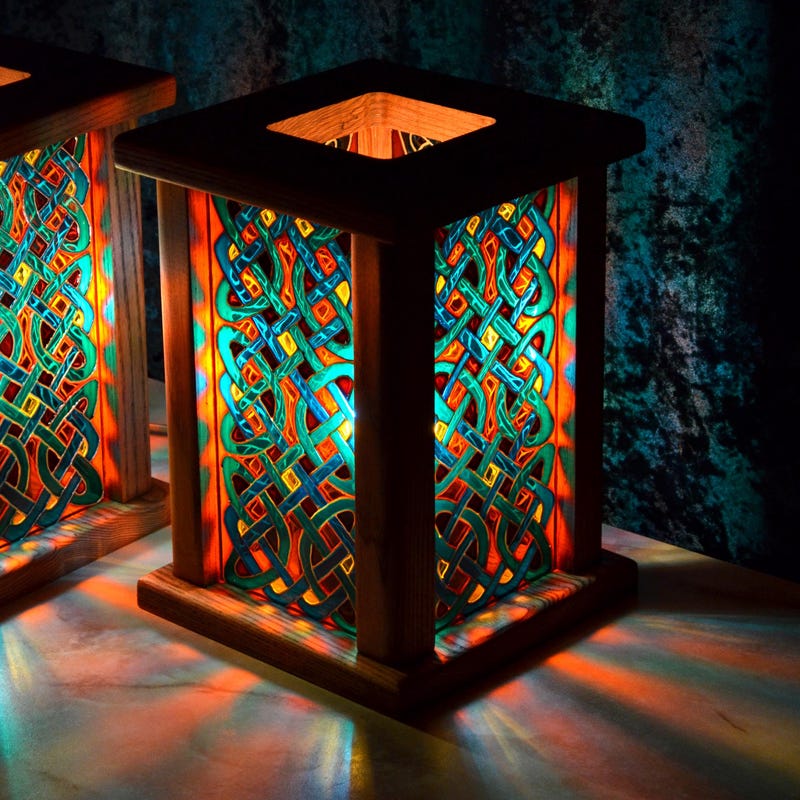 Celtic Table Lamp - Etsy