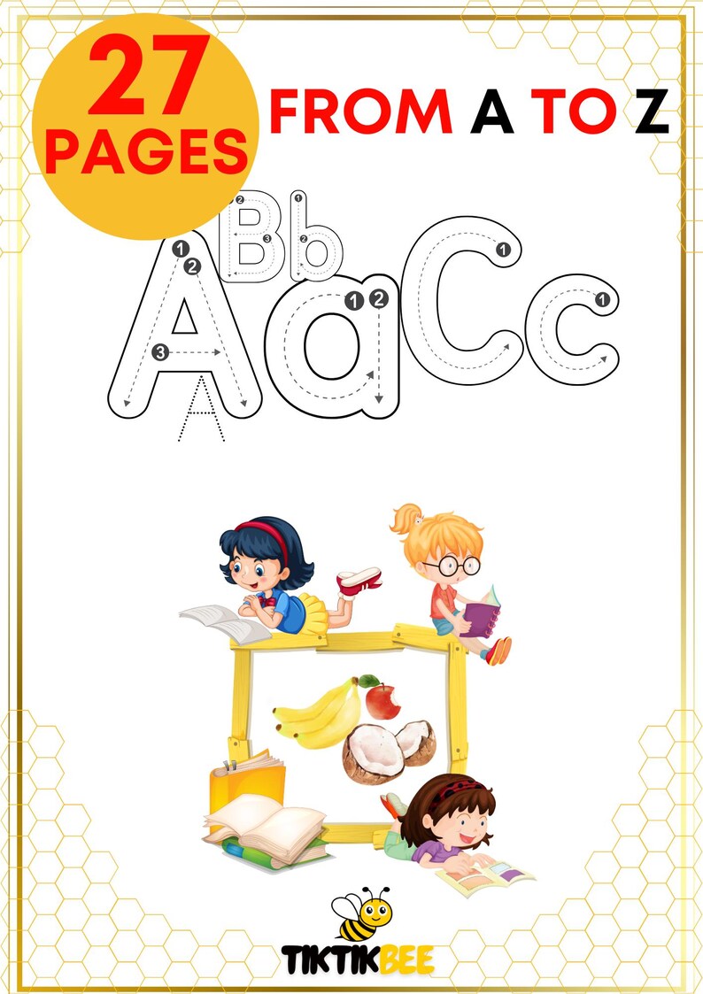 Alphabet Tracing Book for Kids | Fun & Educational Handwriting Practice ...