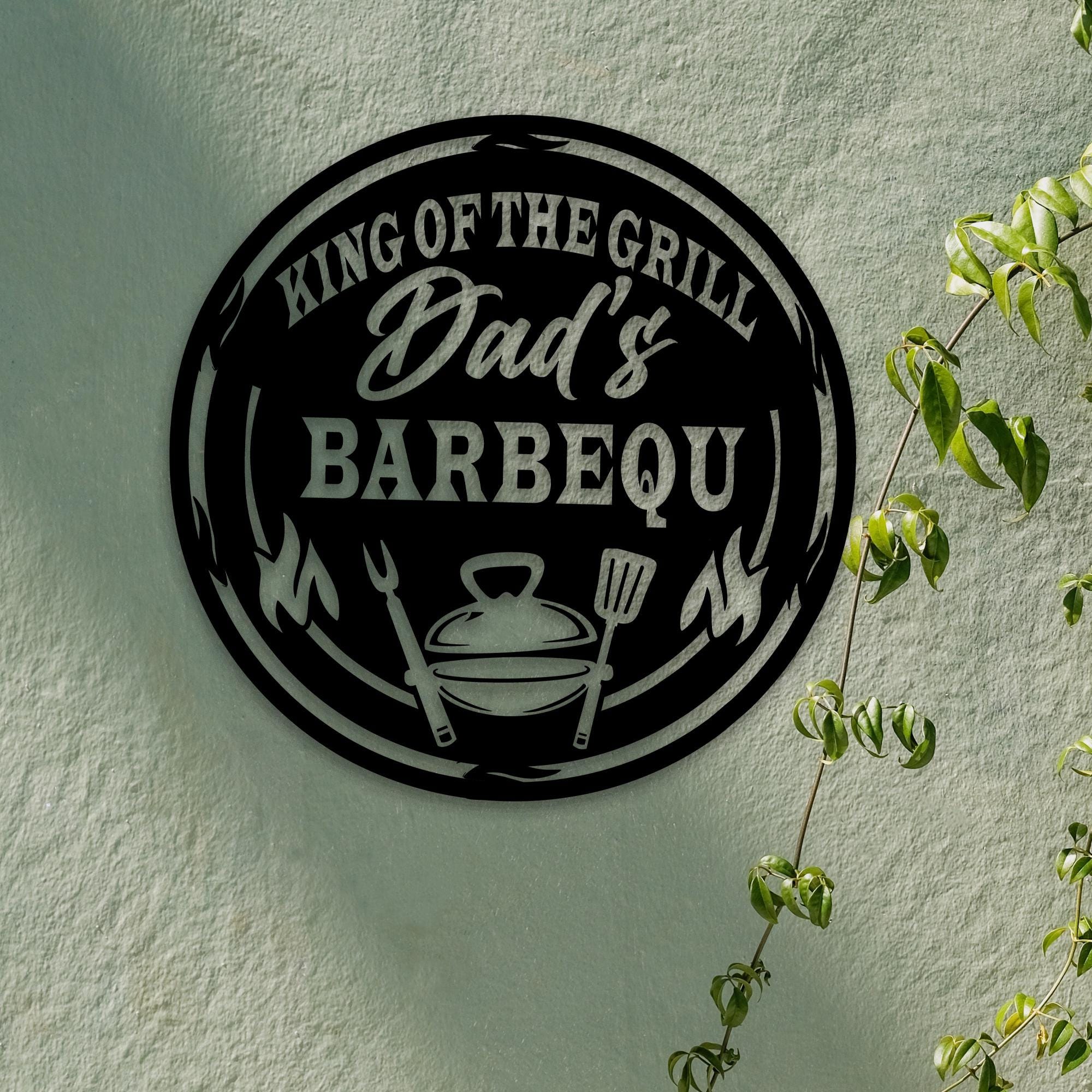 Custom Grill Sign,personalized Metal Barbecue Wall Sign,barbecue Sign ...