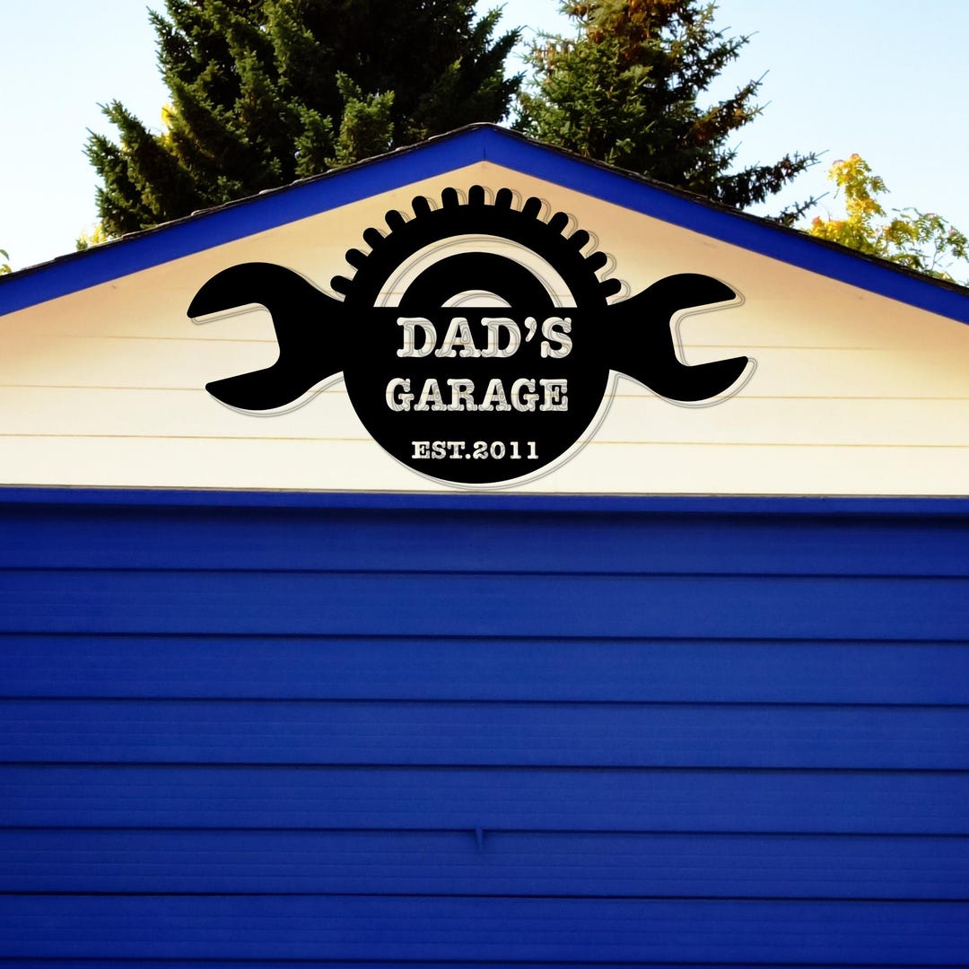 Custom Garage Sign, Personalized Garage Signs, Metal Garage Signs ...
