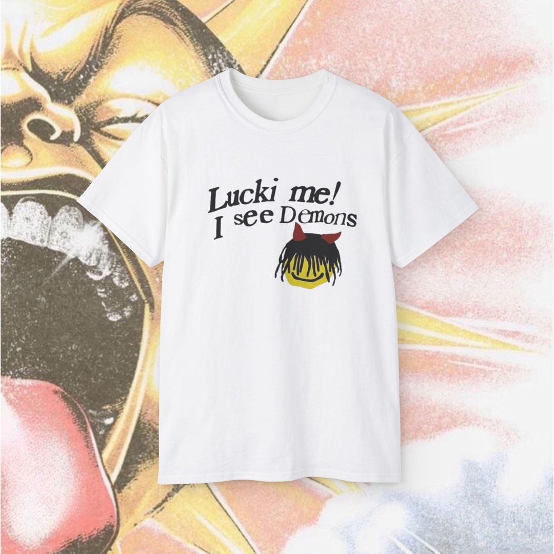 Lucki Me I See Demons, Lucki Freewave 3 Album Heavy Cotton Tee - Etsy
