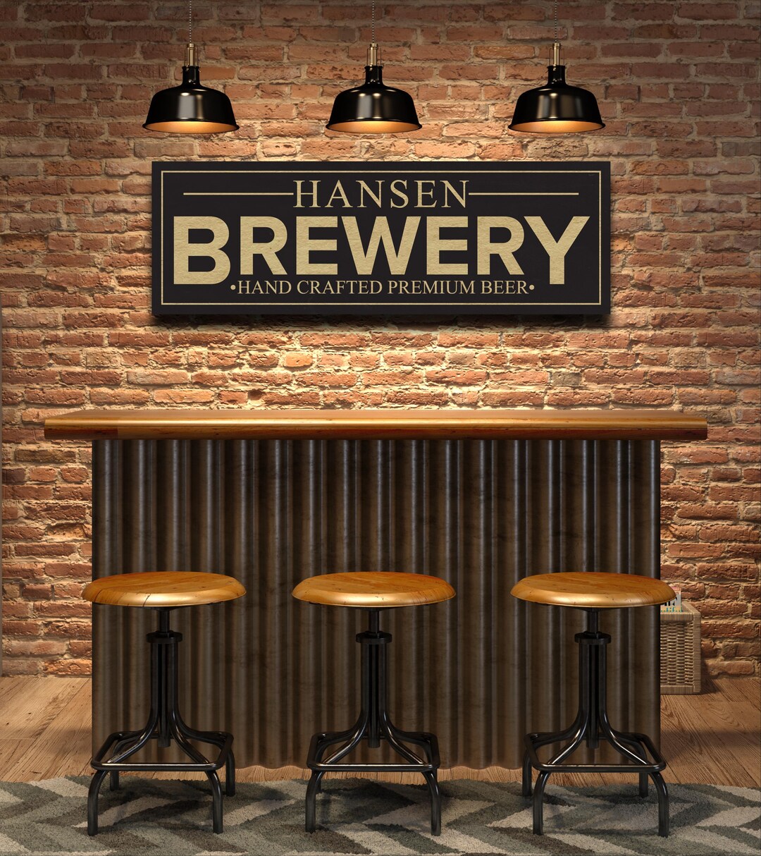 Custom Brewery Bar Sign: Personalized Aluminum, Weatherproof Decor - Etsy