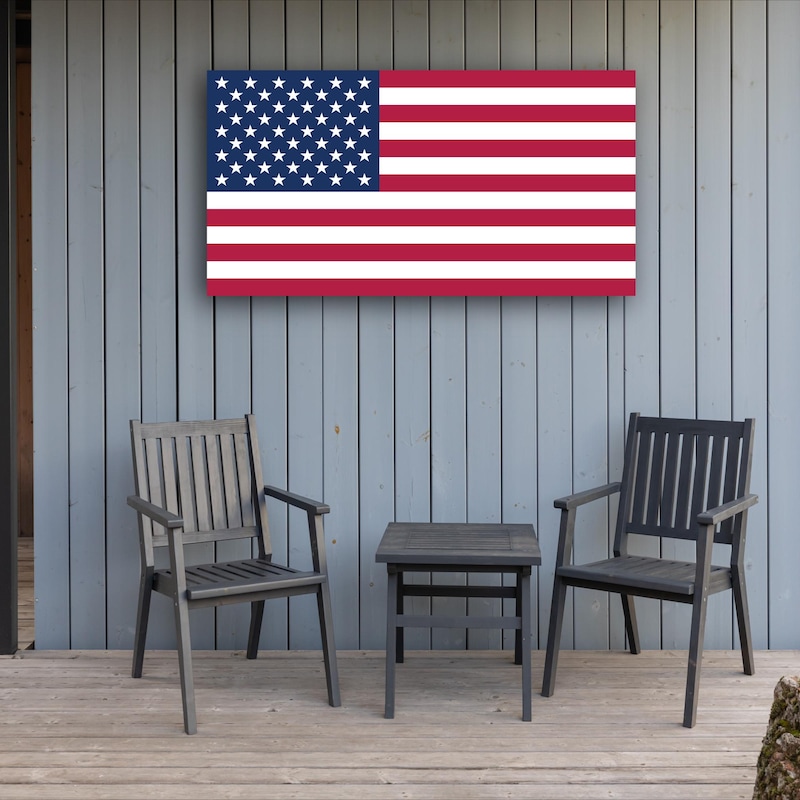 Metal American Flag - Etsy