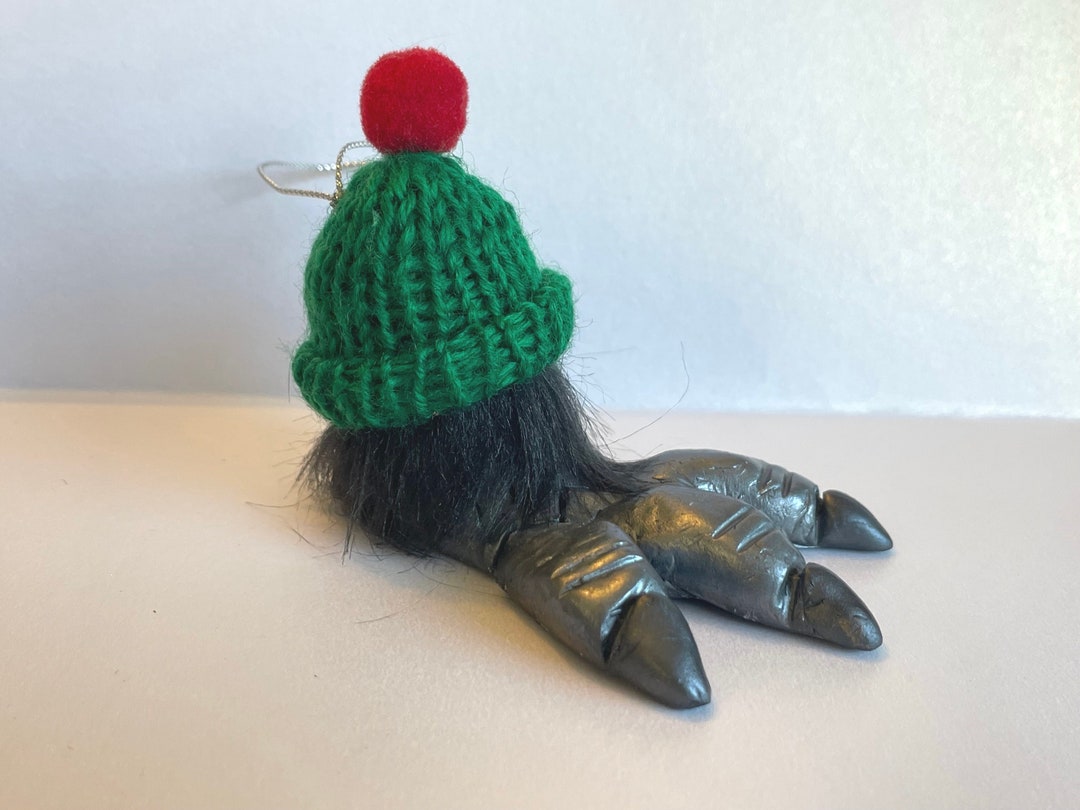 Mothman Christmas Tree Ornament Holiday Decoration Lucky Foot Fuzzy ...