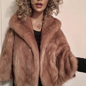 Vintage Mink Fur Belero Mink Stole Very Good Condition Made in 70s ? - Etsy