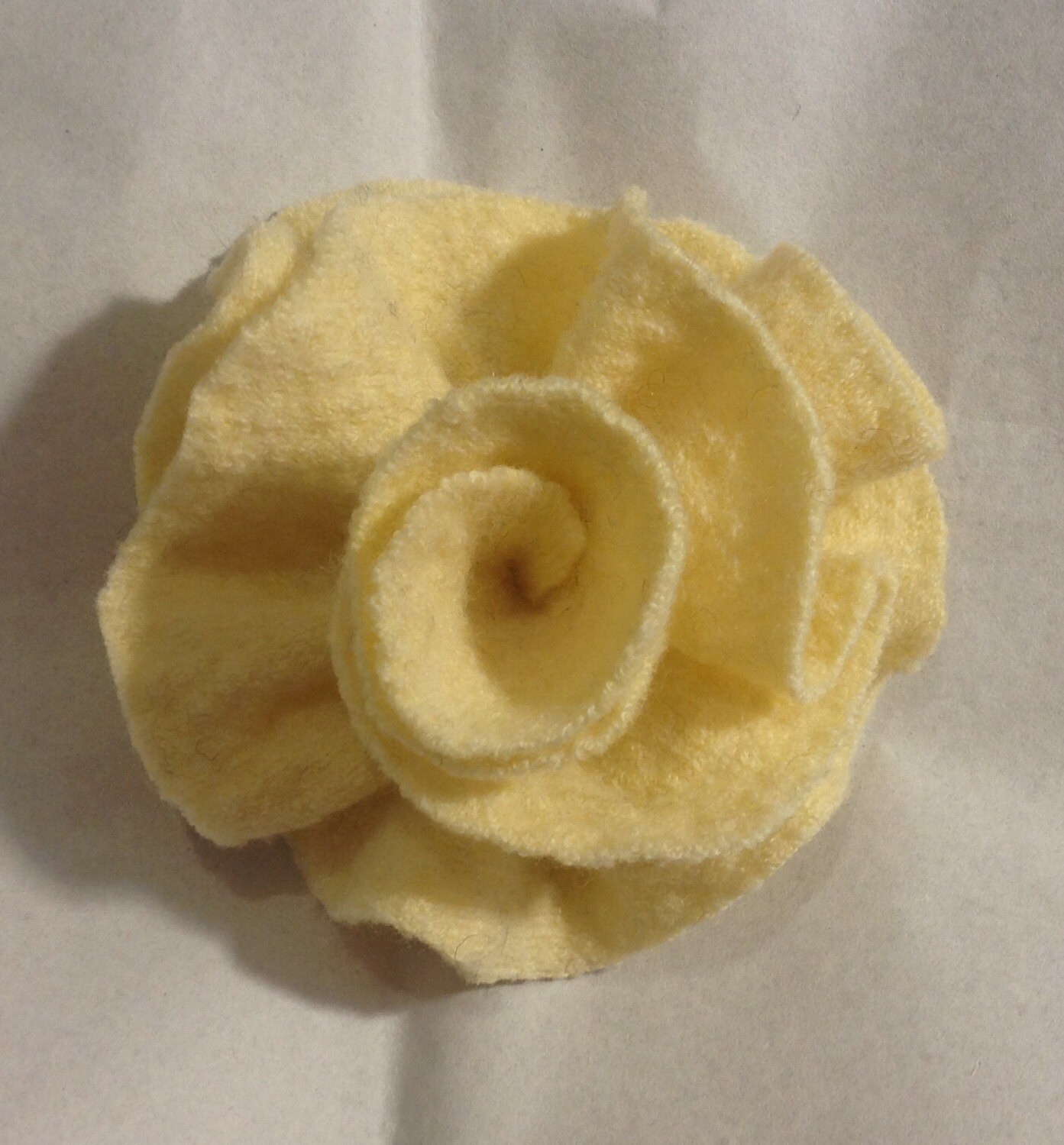 Yellow Brooch Wool Felted Flower Accessory Pin Upcycled Wool - Etsy