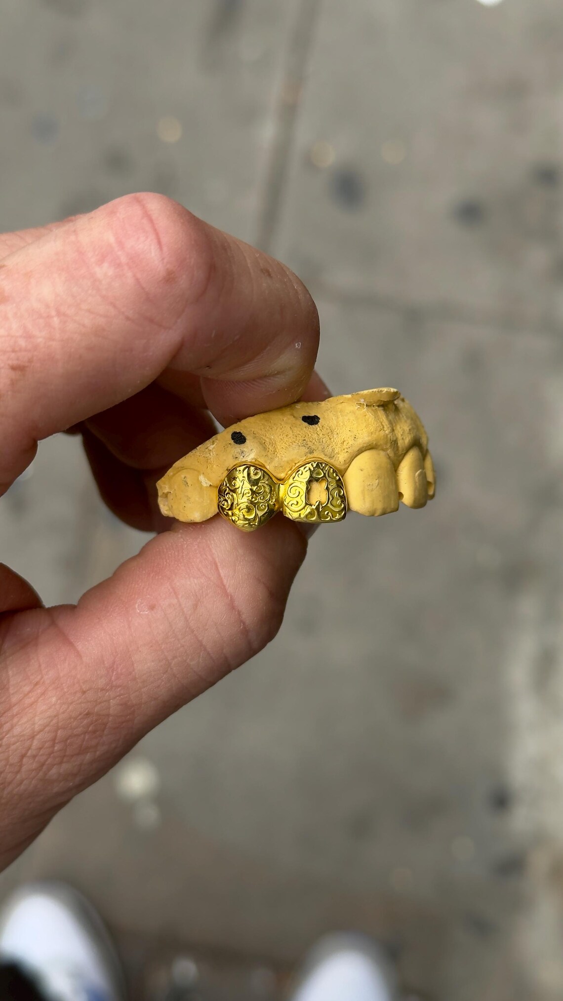 Floral Heritage and Key Lock Window Custom Grillz, Silver or 9ct Gold ...