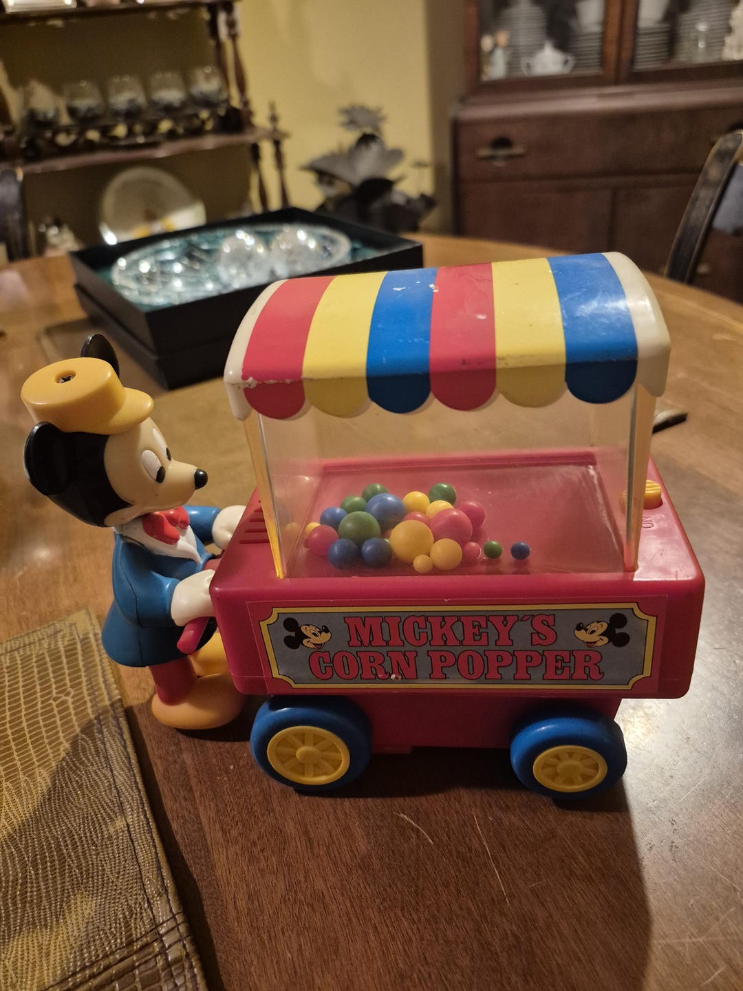 What Disney Mickey Mouse Walking, Corn Popper Toy - Etsy