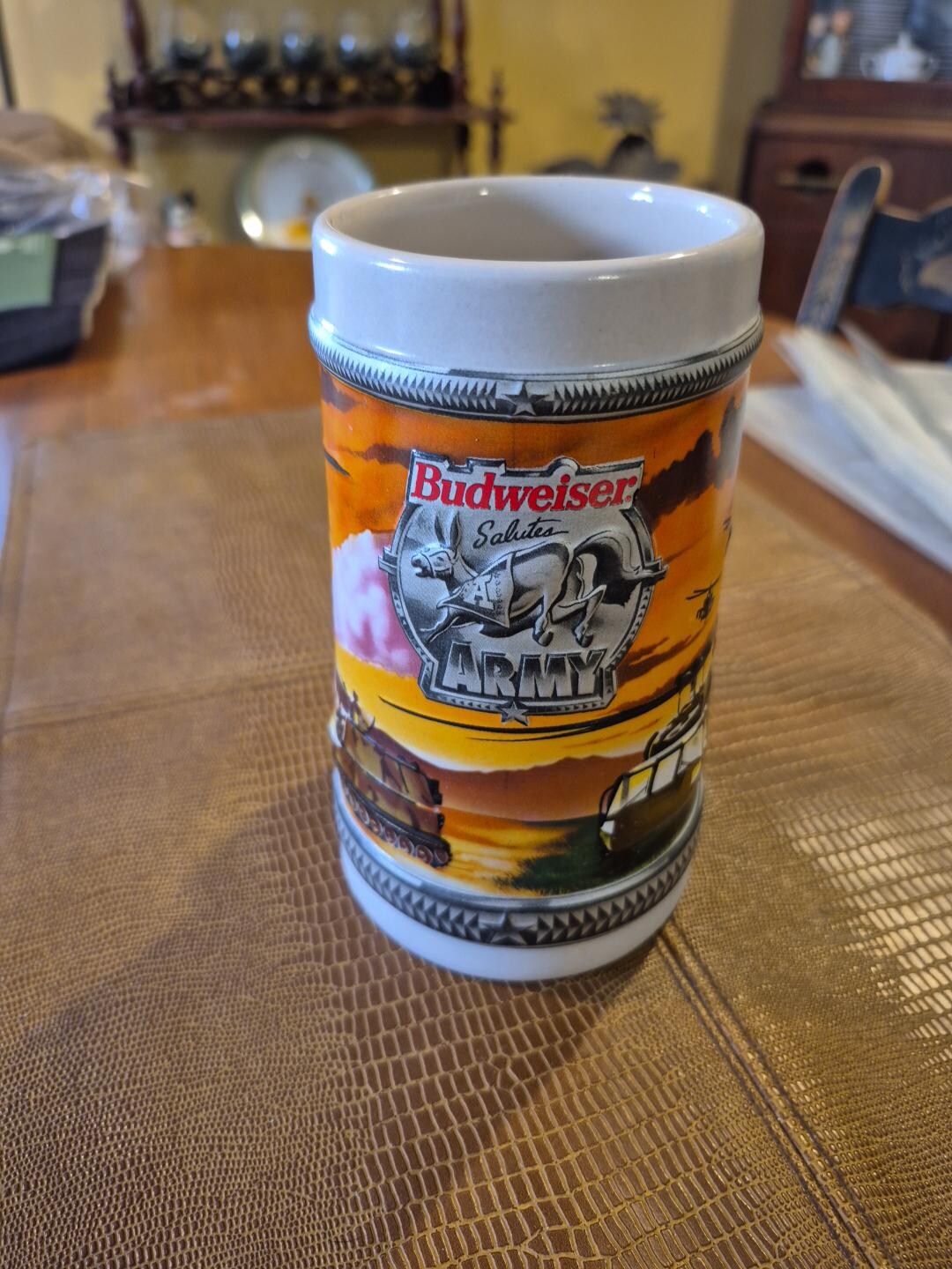Budweiser Salutes the Army Beer Stein 1993 22 Oz With Bullet Handle - Etsy