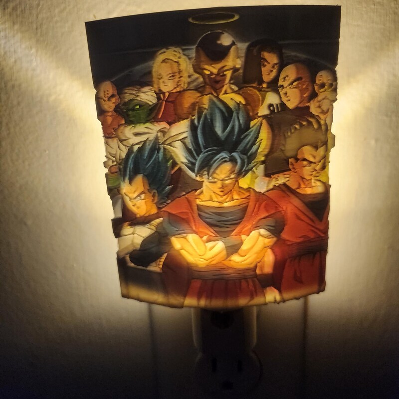 Dragon Ball Z Night Light - Etsy
