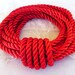 5mm Red Satin Twisted Cord Wrapped Thread Cord Rope Cord 2 | Etsy