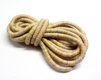 Black Grey Multi Wrapped Thread Rope Cord Covered Cording | Etsy