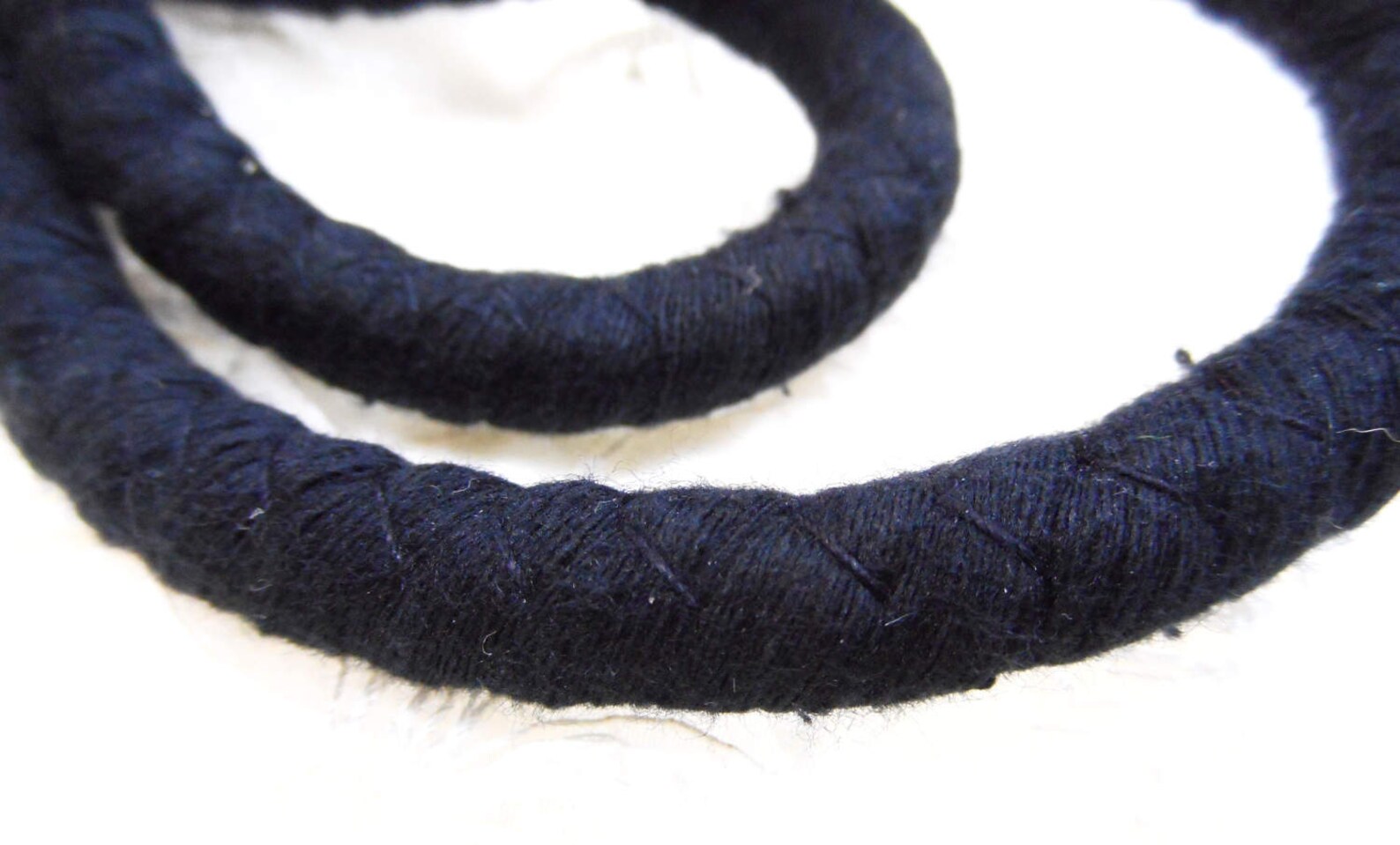 Black Wrapped Thread Cotton Cord Covered Cording Fibre Wrap | Etsy