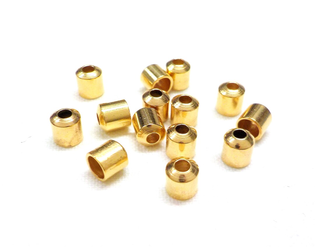 Gold Plated End Caps Connectors, Kumihimo Macrame End Caps, Tassel End ...