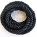 Black Satin Twisted Cord, Wrapped Thread Cord, 9mm Rope Cord - 1 Yard ...