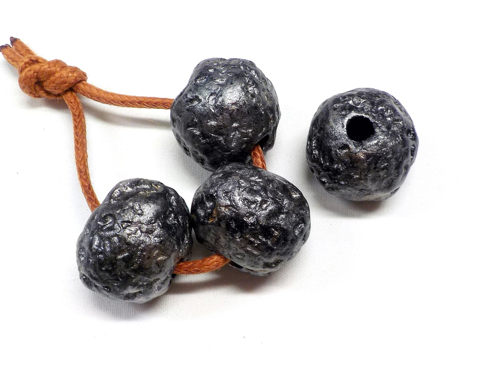 Irregular Round Ceramic Beads Matte Ceramic Slider Handmade | Etsy