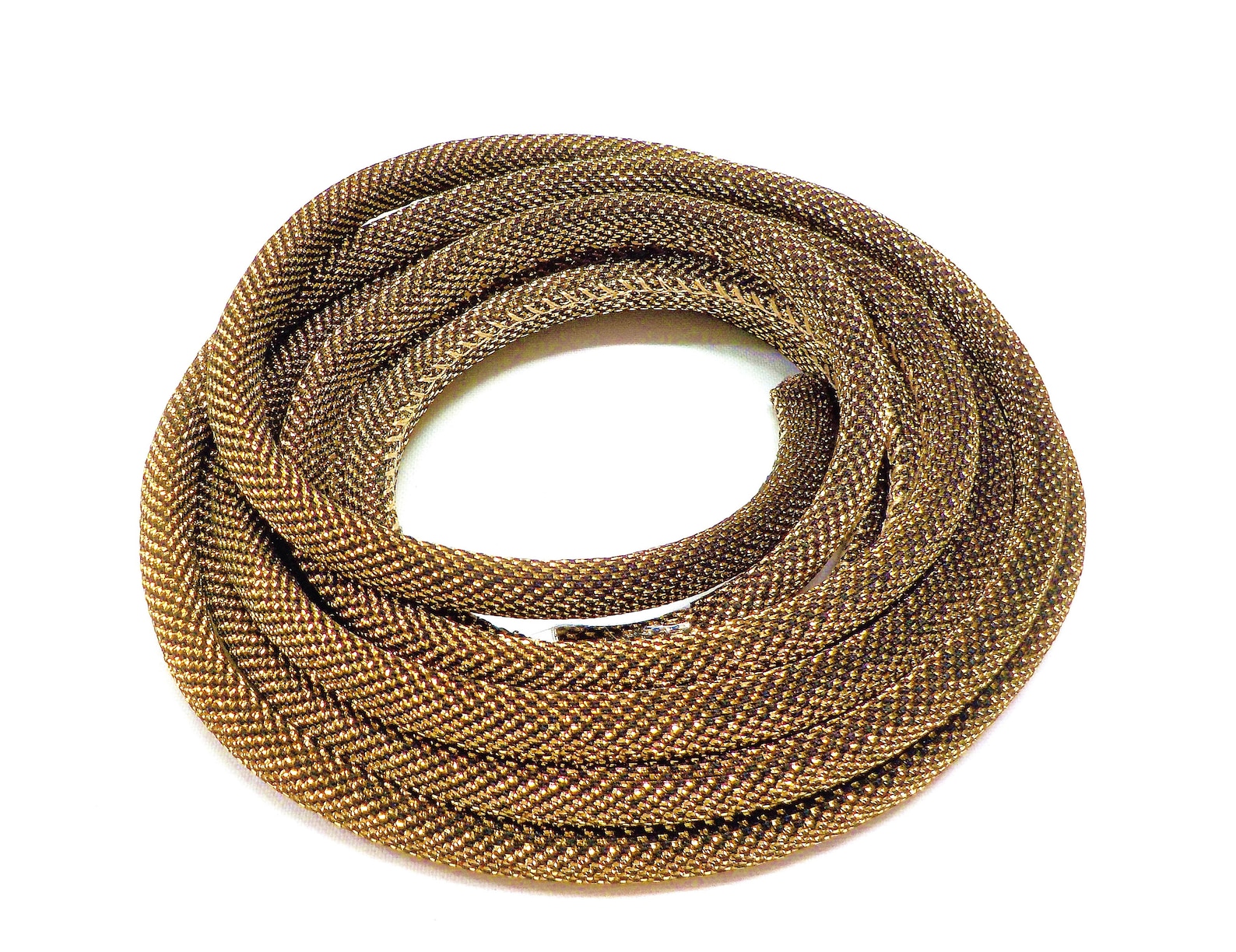 Gold Fabric Cord, Glitter Effect Cord, Stitched Fabric Cord, Semisoft ...