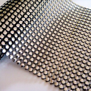 Silver Round Mesh Plastic Mesh Trimming Bling Mesh | Etsy