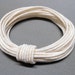 Wrapped Linen Cord, Ivory off White Linen Thread Cord, Linen Rope Cord ...