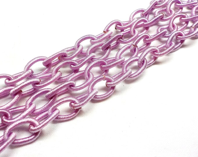Light Purple Lilac Thread Cable Chain Lightweight Silk - Etsy
