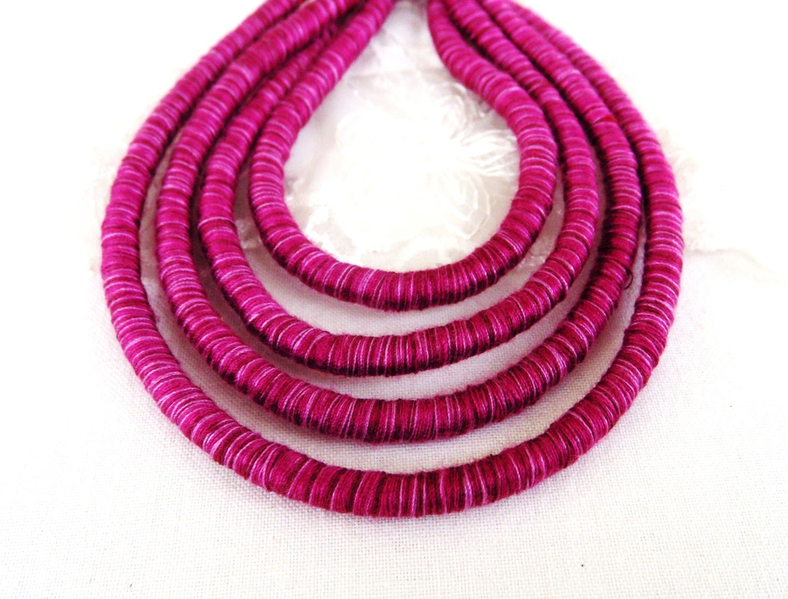 Purple Wrapped Thread Rope Cord Covered Cording Fibre Wrap | Etsy