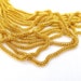 24K Gold Plated Steel Chain, Mesh Chain, Net Chain, Round Chain 3mm 7.5 ...