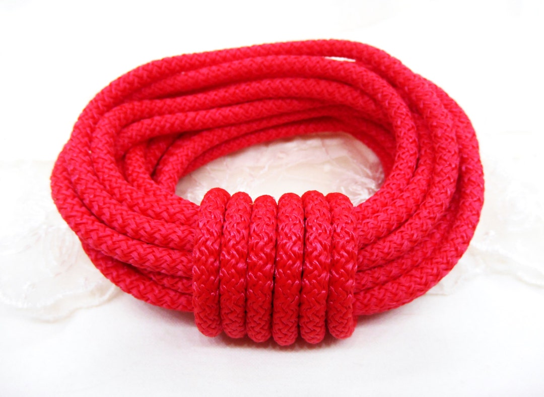 Red Climbing Cord, Semisoft Rope Cord, Round Cord 5mm Approx. - 2 Yards ...