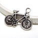 Silver Plated Bike Pendant, Bicycle Charm, Bicycle Pendant, Bike ...