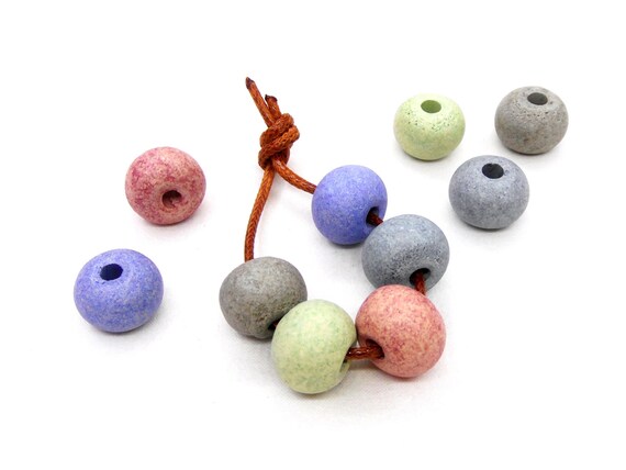 Round Ceramic Beads Unglazed Matte Balls Greek Ceramic - Etsy