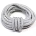 Silver Metallic Climbing Cord, Semisoft Rope Cord, Metalic Round Cord ...