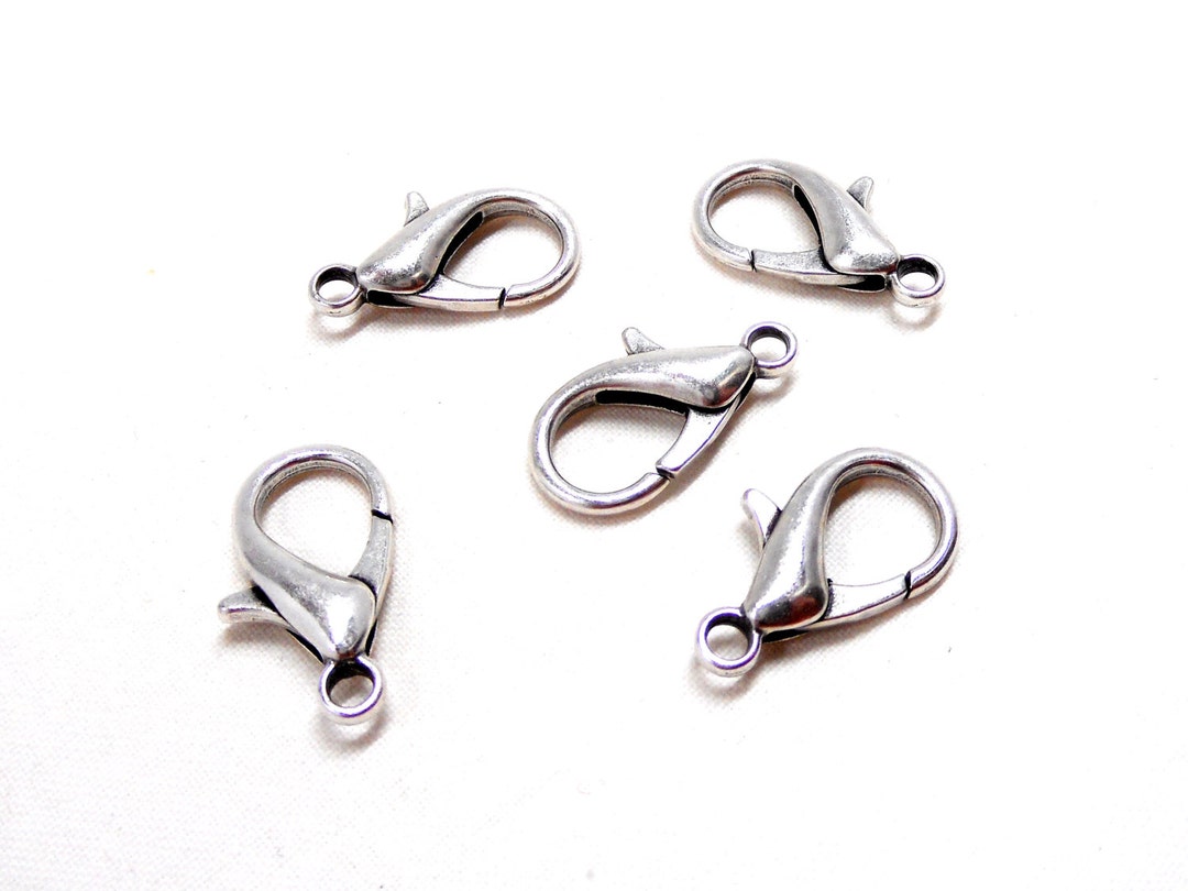 999 Silver Plated Big Lobster Clasps, Hand Selected and Tested Claw ...