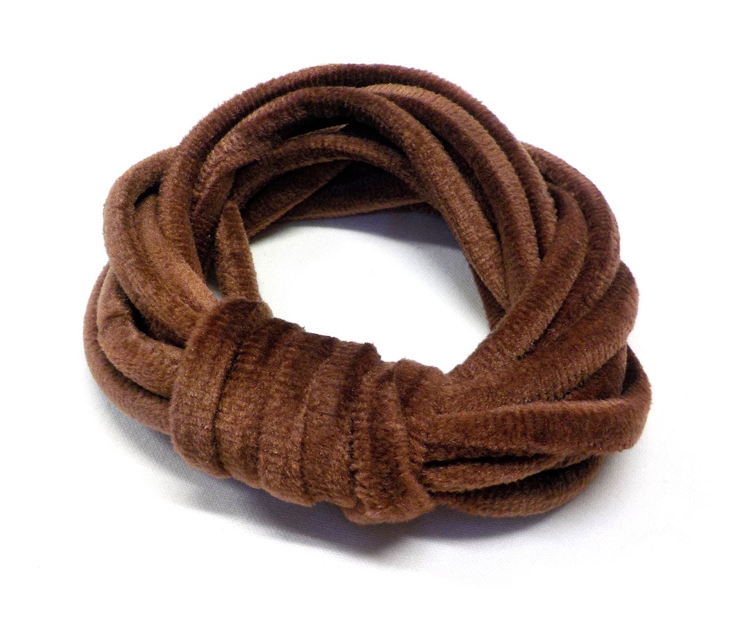 7mm Velvet Round Cord, Choker Cord, Velvet Choker, Tubing Fabric Cord ...