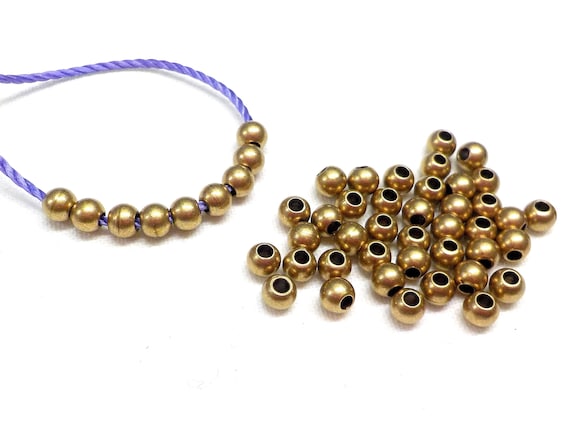 Solid Brass Balls Bronze Finished Beads Bronze Ball - Etsy