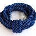 5mm Navy Blue Satin Twisted Cord, Wrapped Thread Cord, Rope Cord 2 ...
