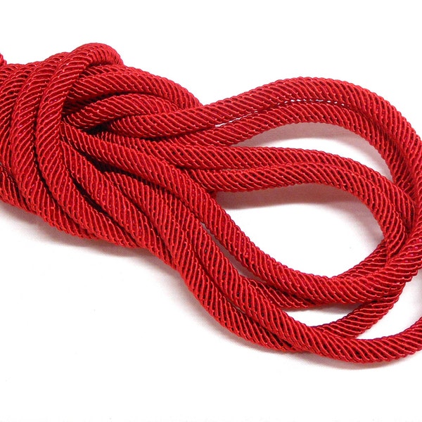 Red Silk Cord - Etsy