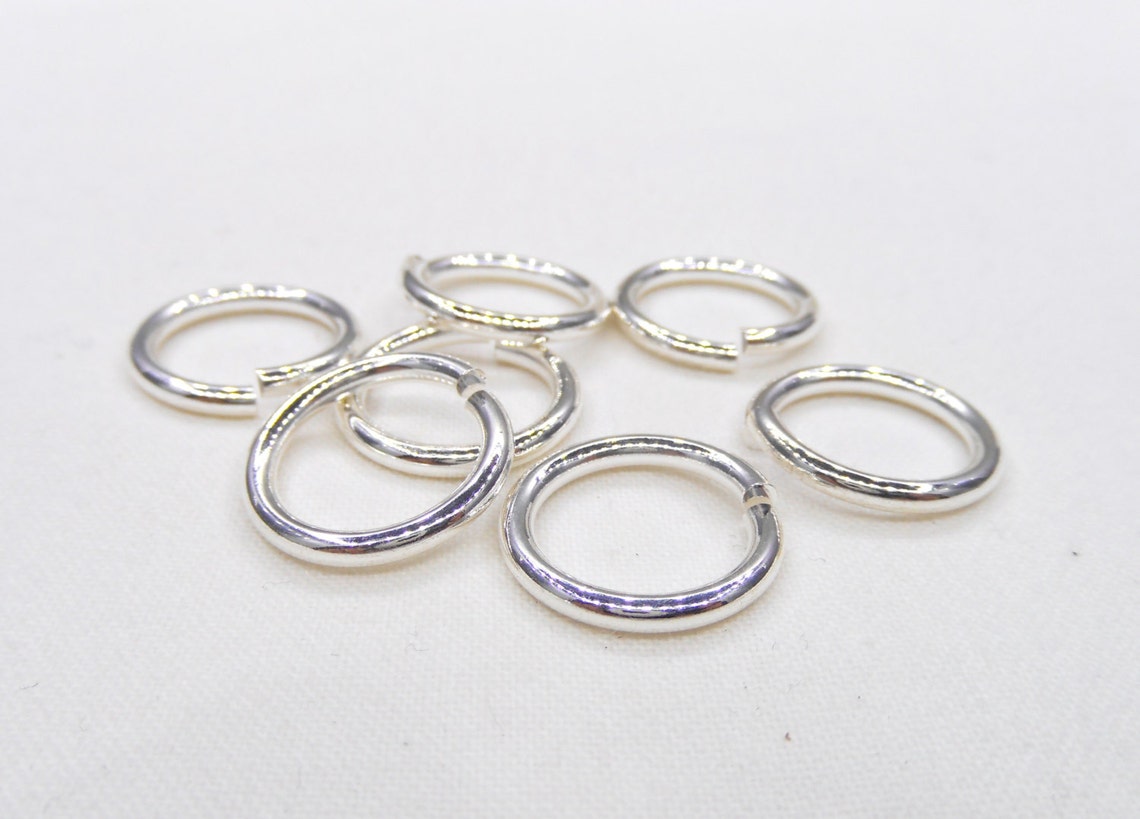 Silver Plated Over Brass High Quality Big Jump Rings Silver - Etsy