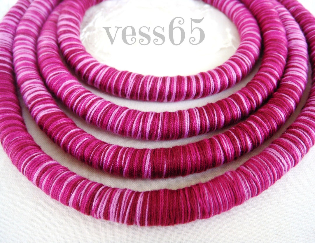 Purple Wrapped Thread Rope Cord, Covered Cording Fibre Wrap Cord, Fiber ...