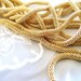 24K Gold Plated Steel Chain, Mesh Chain, Net Chain, Round Chain 3mm - 7 ...