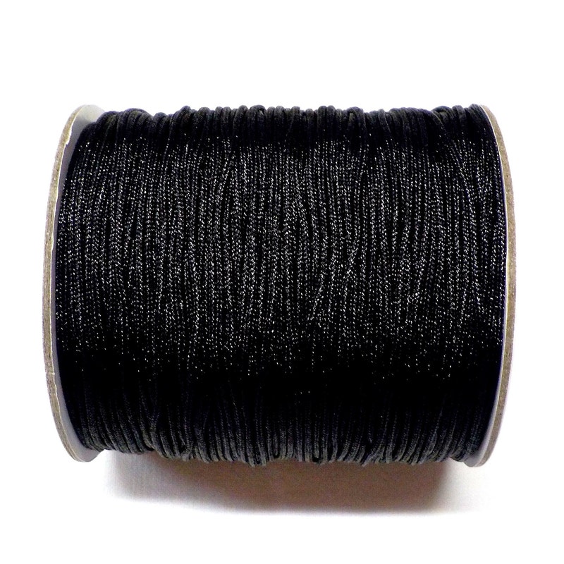 Nylon Black Shamballa Cord - Etsy