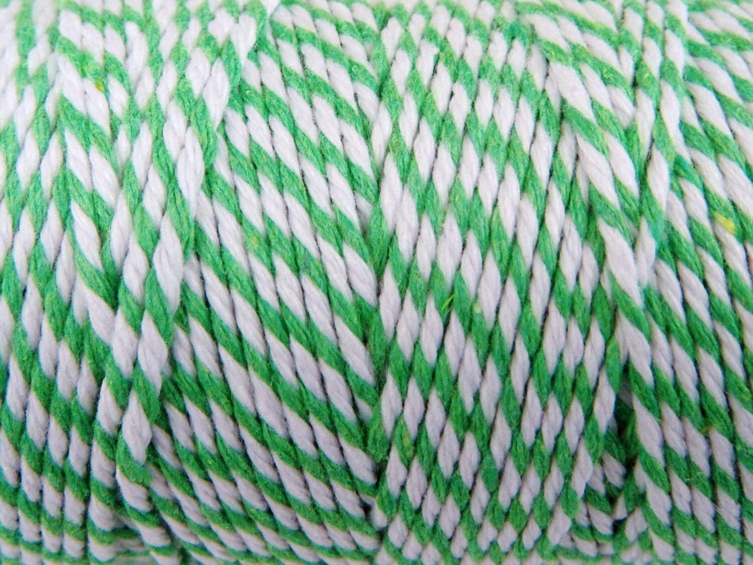 Light Green White Twisted Cotton Cord, Twisted Cotton String, Bakers ...