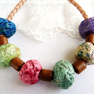 Irregular Round Ceramic Beads, Matte Ceramic Slider, Handmade Greek ...