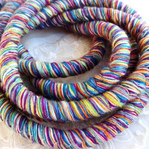 Multi Color Wrapped Thread Rope Cord, Covered Cording Fibre Wrap Cord ...