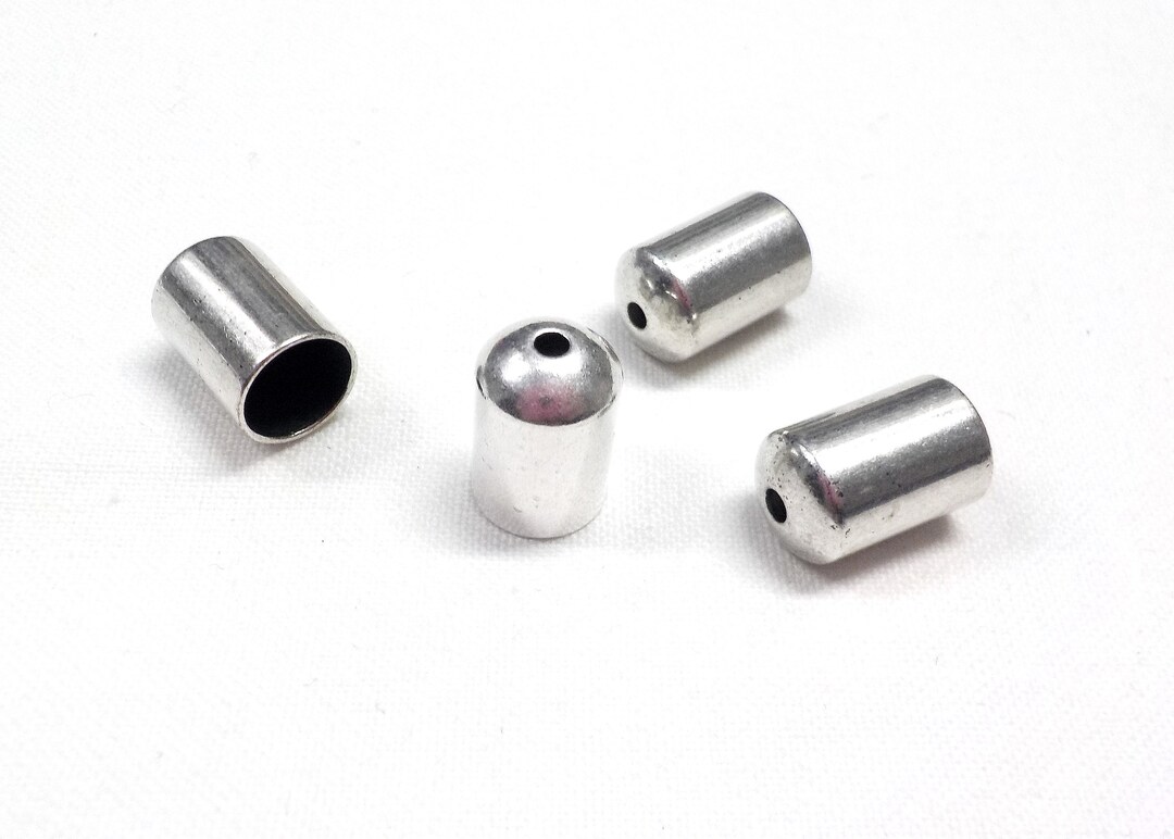 Silver End Caps Connectors, Kumihimo Macrame End Caps, Tassel End Caps ...