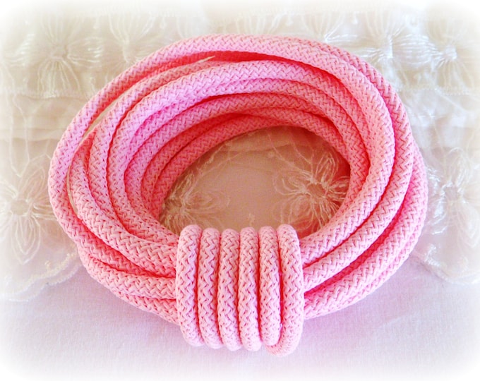 Pink Climbing Cord, Semisoft Rope Cord, Round Cord 5mm Approx. 1 Yard ...