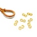 24K Gold Plated Double Loop Infinity Connector, Bead Separator, Clasp ...