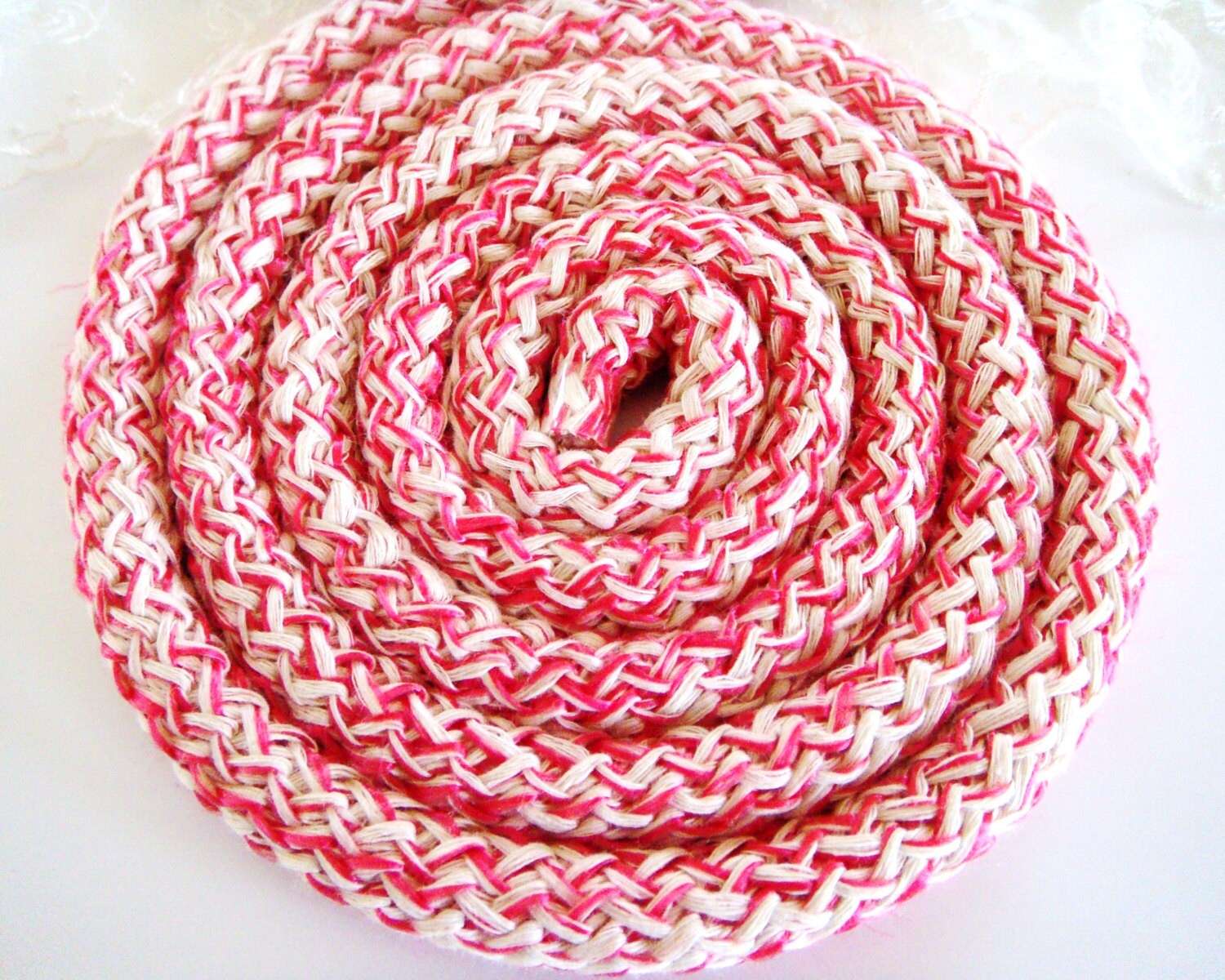 Knitted Trim Rope Cord Soft Climbing Cord Multicolor Beige | Etsy