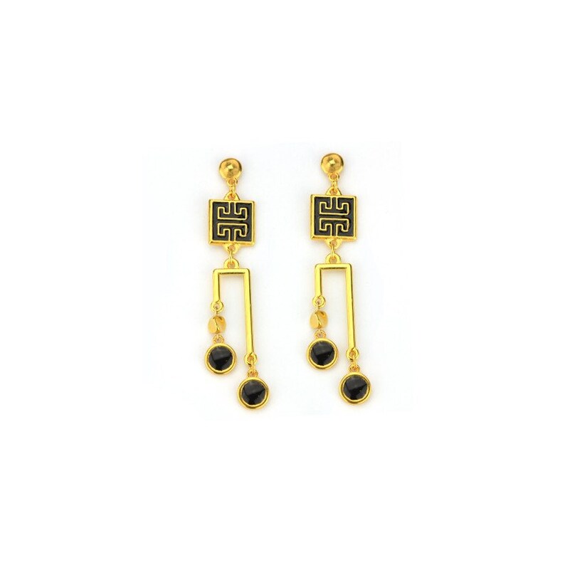 24K Gold Plated Round Stud Earring Earring Posts With Loop - Etsy