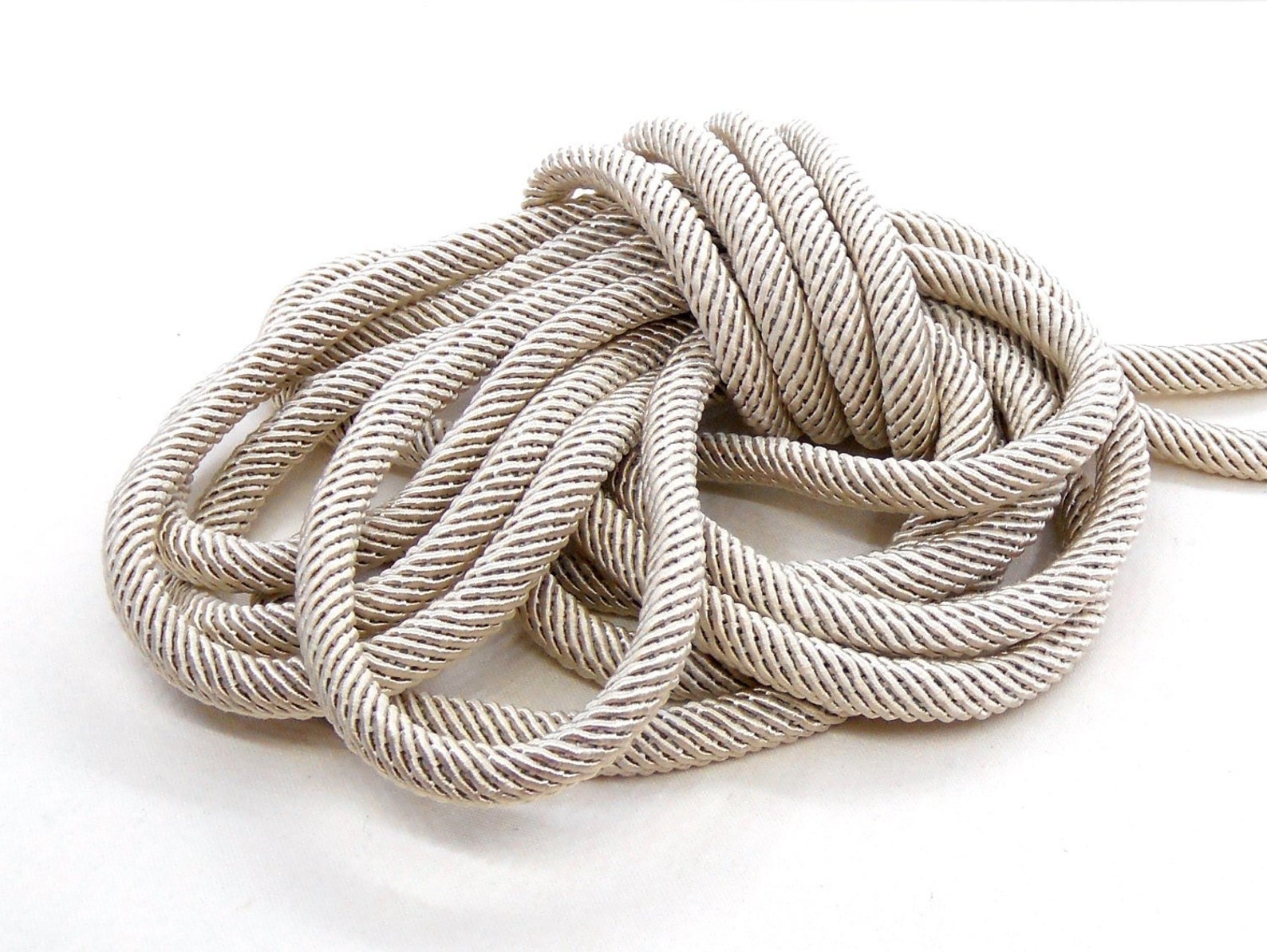 Ivory off White Braided Rope Cord Semisoft Trim Cord - Etsy