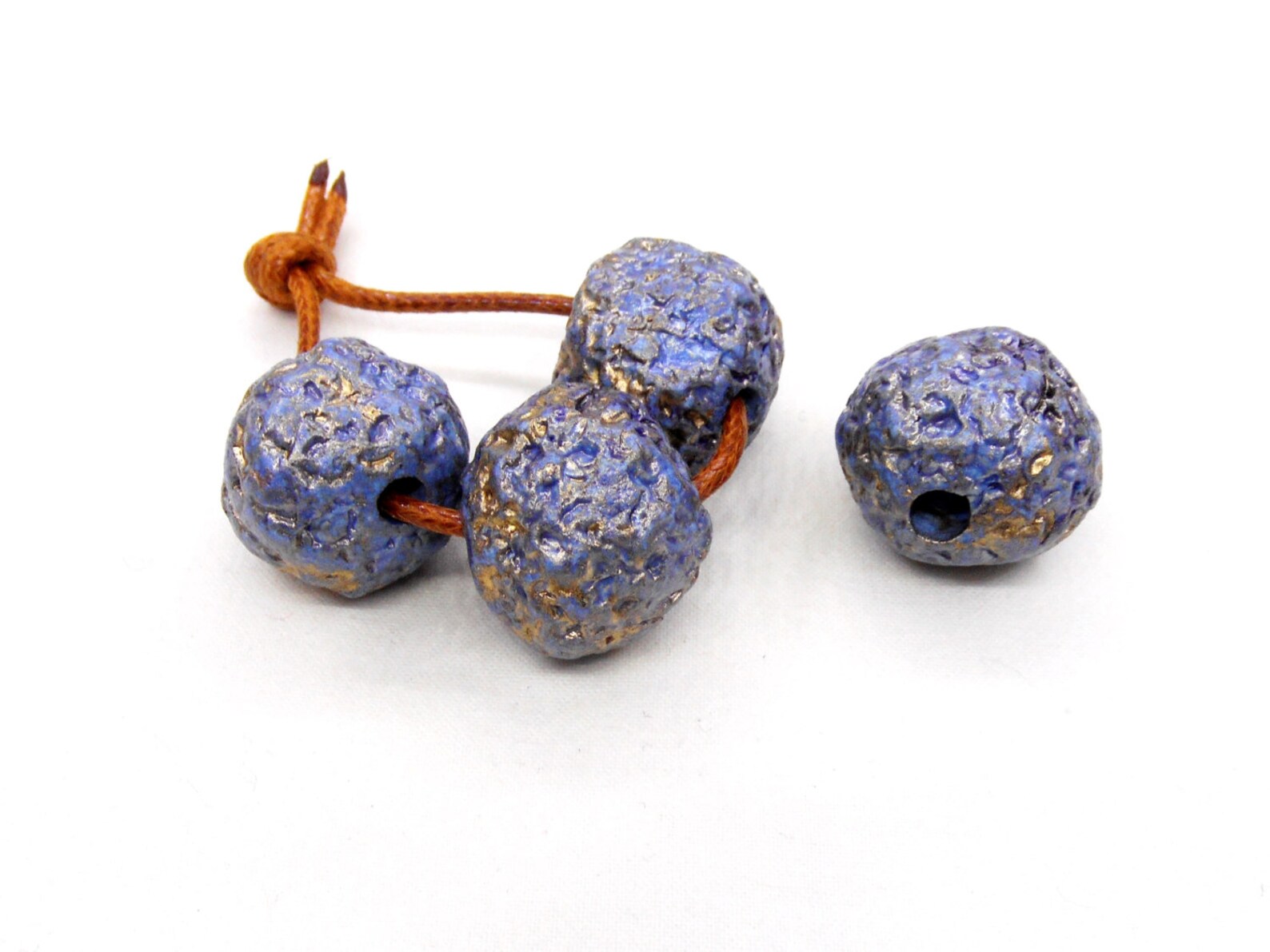 Irregular Round Ceramic Beads Matte Ceramic Slider Handmade - Etsy